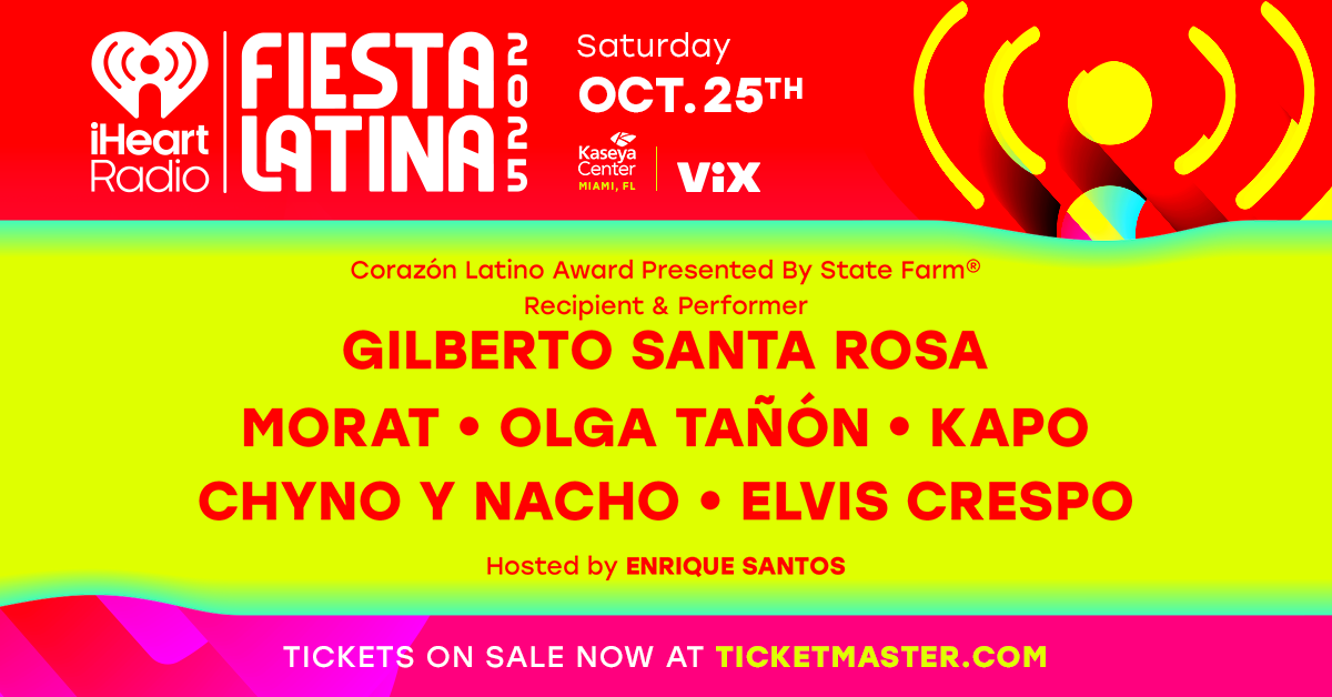 Gilberto Santa Rosa, Morat, Olga Tañón, Kapo, Chyno y Nacho, Elvis Crespo and More to Perform at ...